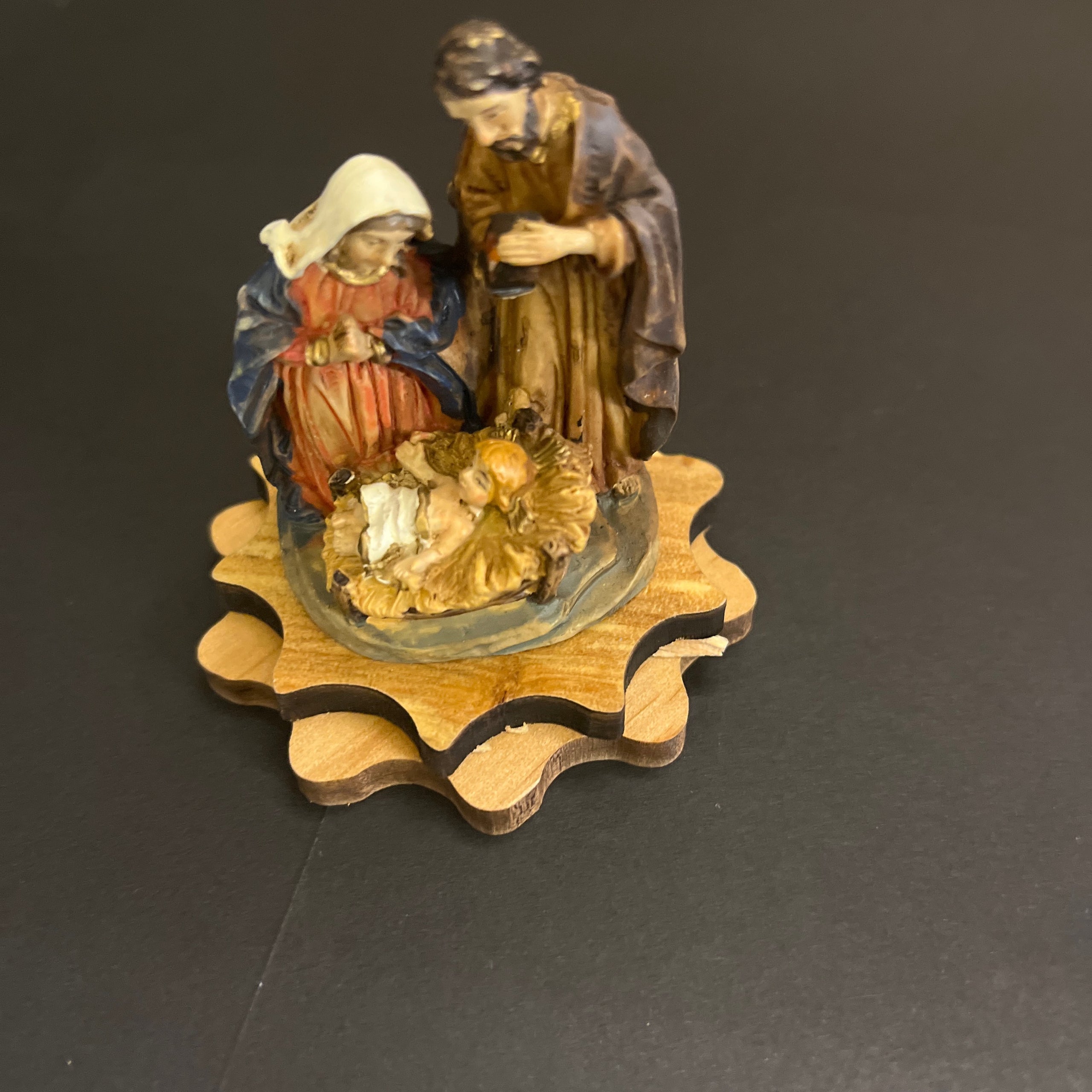 6cm Painted Resin Nativity scene | Caldey Island Online Shop